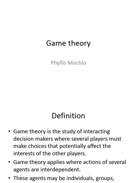 Game Theory Complete Notes Pdf Game Theory Mathematical Economics