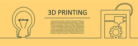 3d Printing Additive Technology Concept Seamless Vector Image