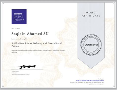 Completed Data Science Web App With Streamlit And Python Saqlain