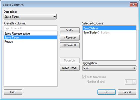 details on select columns