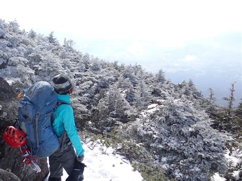 八ヶ岳編笠山阿弥陀岳 東京北稜山岳会