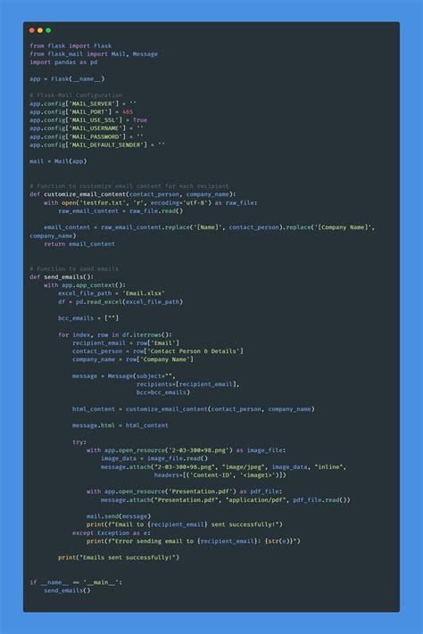 Send Bulk Emails Using Flask Mail In Python