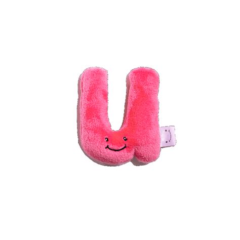 Alphapals™ 4 Mini Lowercase Plush Letter U
