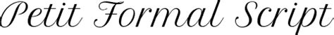 Petit Formal Script Windows Font Free For Personal