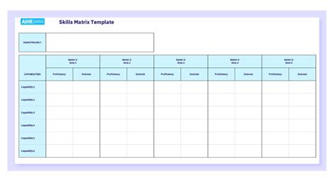 How To Create A Skills Matrix FREE Excel Template AIHR