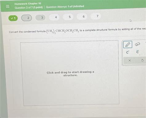 Convert The Condensed Formula Ch3 2chch2och2ch3 To A