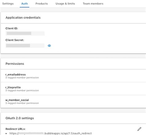Linkedin Oauth Profile Data Apis Bubble Forum