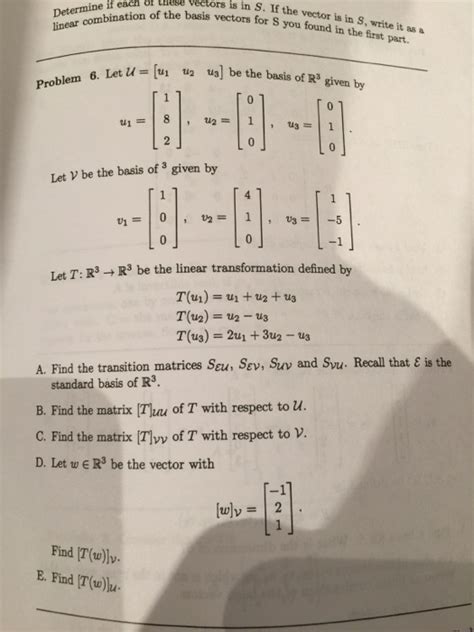 Solved Determine If Each Of These Vectors Is In S If The Chegg Com