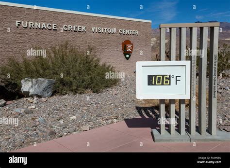Furnace Creek Death Valley Temperature Immagini E Fotografie Stock Ad