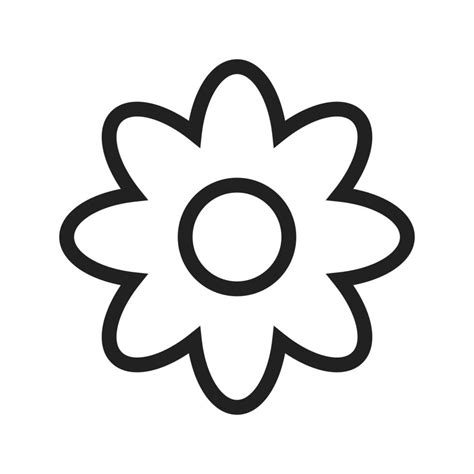 Flower Line Icon 7625347 Vector Art At Vecteezy