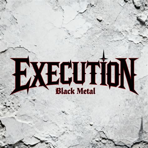 Execution Black Metal Band Logo Design Ai Art Generator Easy Peasyai