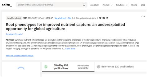 Root Phenotypes For Improved Nutrient Capture An Underexploited