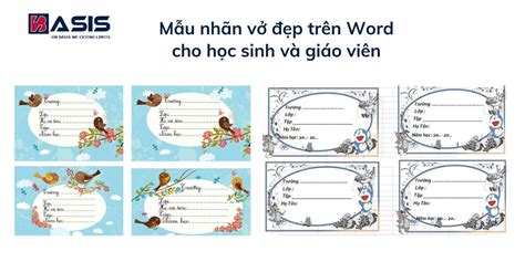 Cách Trang Trí Nhãn Vở Học Sinh đơn Giản Và Dễ Thực Hiện