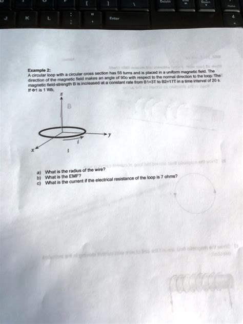 SOLVED A Circular Loop With A Circular Cross Section Has Turns And Is Placed In A Uniform