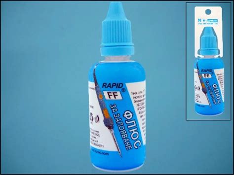 Флюс за запояване на неръждавейка RAPID, 40ml, FF, цена