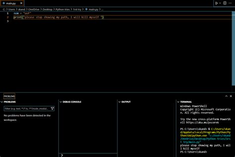 vscode always shows my path whenever i run my code r vscode