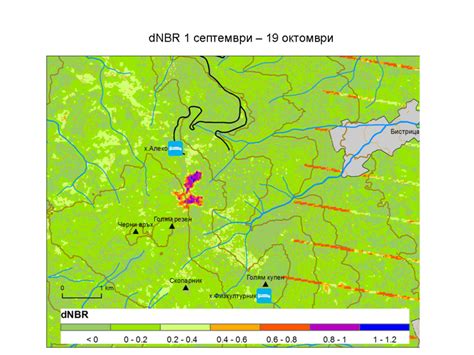 Image Of Index Dnbr For Period 1 September 19 October 2012 Derived Of