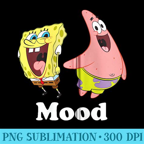 Spongebob Squarepants Mood Happy Spongebob Patrick High Qu Inspire Uplift