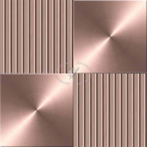 Copper Metal Facade Cladding Texture Seamless 10258