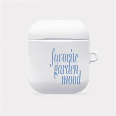 메이드모먼트 Garden Mood 디자인 Hard 에어팟케이스 시리즈 위시버킷