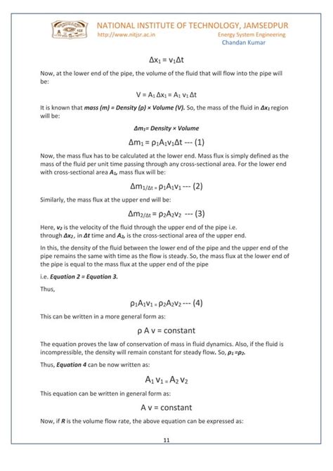 Heat And Mass Transfer Equation Continuity Equation Momentum Equation Pdf