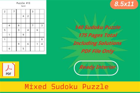 sudoku puzzles mixed adult activity graphic by sadia design house
