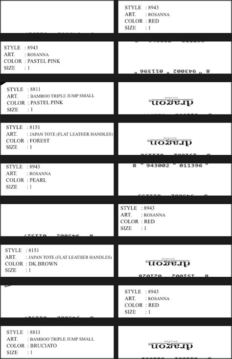 Python How Can I Extract The Text Block On These Labels That Also Contain A Barcode Stack