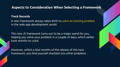 selecting the best javascript web framework ppt