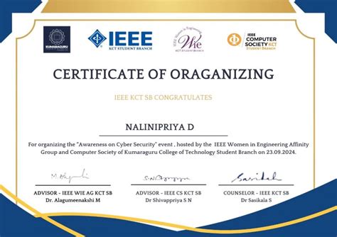 Nalinipriya D On Linkedin Organised Participated Seminar Phishing