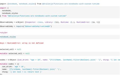 table custom runtime michiel dral observable