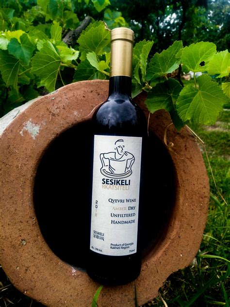 Sesikeli Winery • მარანი სესიკელი რქაწითელის მშრალი ქარვისფერი გაუფილტრავი ქვევრის ღვინო