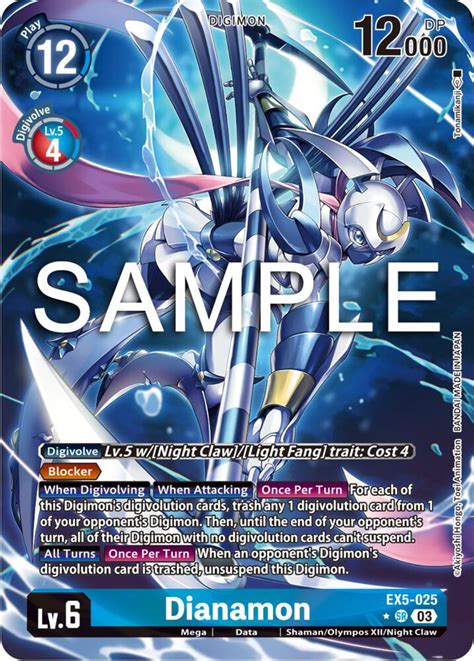 Dianamon Alternate Art Digimon Tcg Stacked