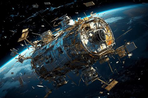 空间碎片清理3d设计图高清图片下载 正版图片600076634 摄图网