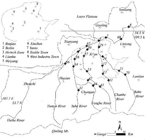 Sketch Map Of Study Area River Network And Water Quality Sampling Download Scientific Diagram