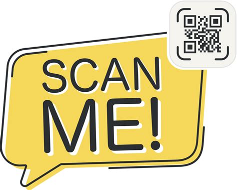 QR Code Scan Me In Speech Bubble Scan Me Concept Icon Vector Art At Vecteezy