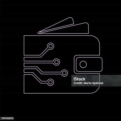 암호화 지갑 벡터 일러스트 레이 션 은행 거래 및 암호 해독 개념 경제에 대한 스톡 벡터 아트 및 기타 이미지 경제 구매 금융 Istock