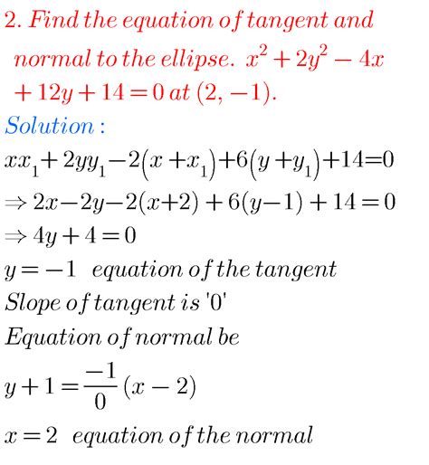 Ellipse Solutions Inter Maths B Archives MATHS GLOW