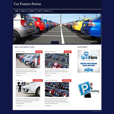 Php And Mysql Project On Car Parking System