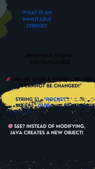 Java Immutable Strings Explained 🔥 Why It Matters 🚀 Youtube