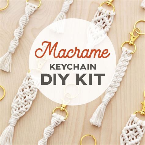 Macrame Keychain Pattern Etsy
