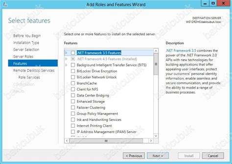 Windows Server 2012 Remote Desktop Session Host Kurulumu Baki Çubuk