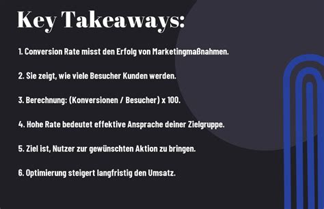 Conversion Rate Definition Ein Überblick September 2025