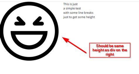 Html Bootstrap Flex Row Image Same Height As Div Stack Overflow