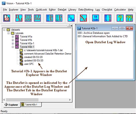 main vision manualii d retention sequence test definition