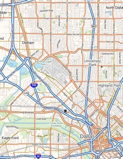 Dallas Love Field Airport Map Texas