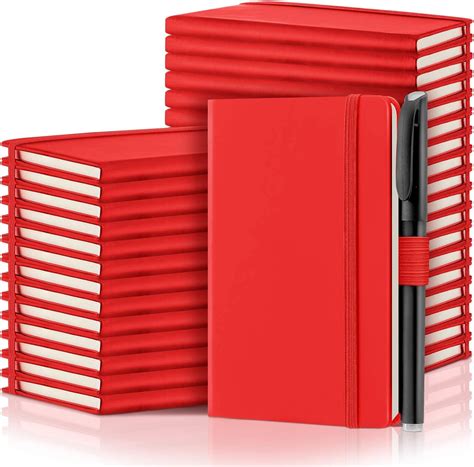 Laumoi 36 Sets Pocket Notebook Journals With Pens A6 Cute