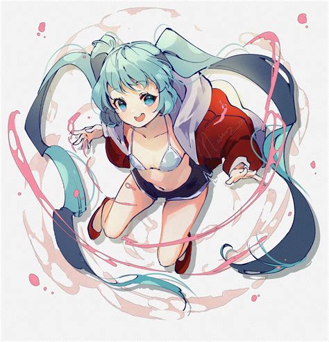 Hatsune Miku Vocaloid Drawn By Nachoz Nachozart Danbooru