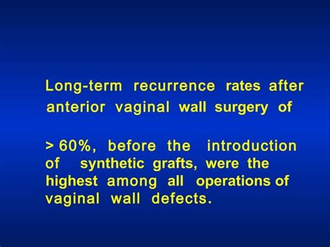 Modified Extended Anterior Vaginal Wall Repair For Cystocele