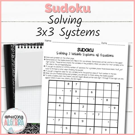 Solving Multi Step Linear Equations Sudoku Puzzle Made By Teachers