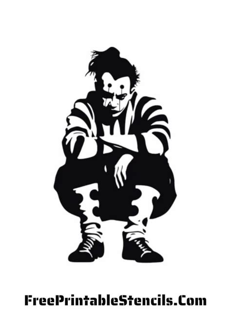 Clown Stencils